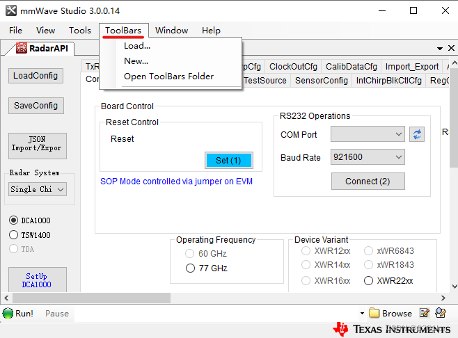 mmwave studio 未将对象引用设置到对象的实例 解决方案_rstd启动失败-CSDN博客