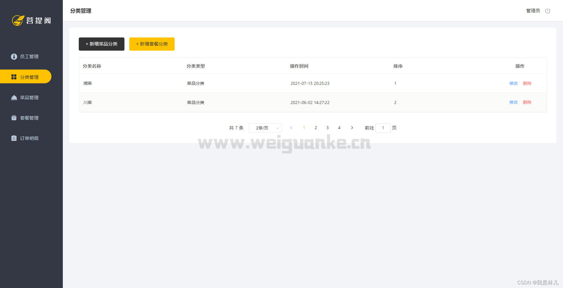 Springboot 外卖前后台管理系统java前端jsp源码mysqlspringboot外卖客户收货地址后台管理系统 Csdn博客