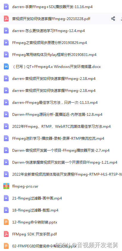 FFmpeg 之 AVFormat_ffmpeg avformat-CSDN博客