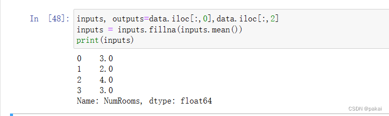 数据预处理_inputs = inputs.fillna(inputs.mean())-CSDN博客