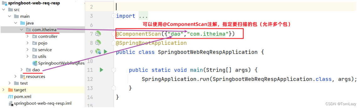 【Java Web】005 -- 请求响应 & 分层解耦（Postman、三层架构、IOC、DI、注解）_分层解耦 springboot-CSDN博客