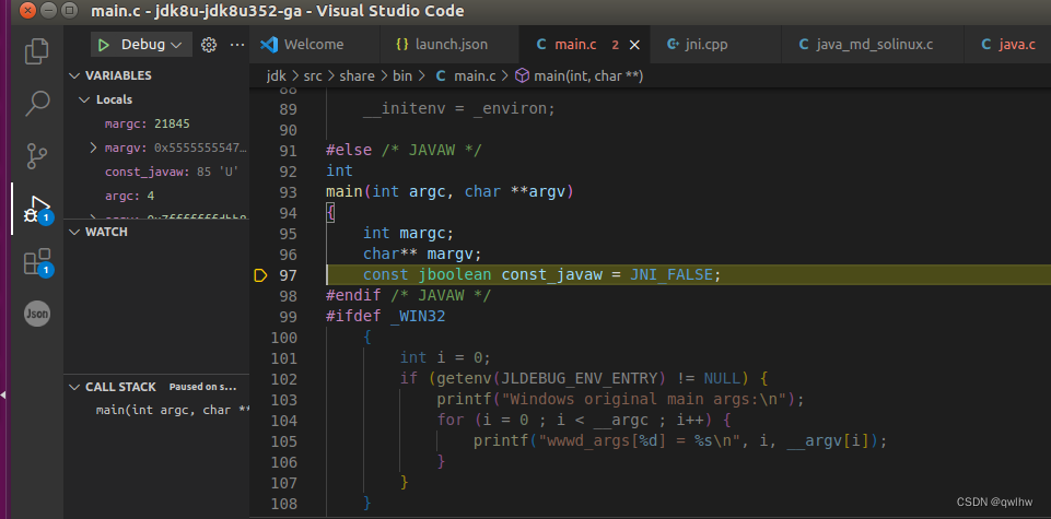 使用vscodegdb调试openjdk8的源码openjdk Source Code Csdn博客 
