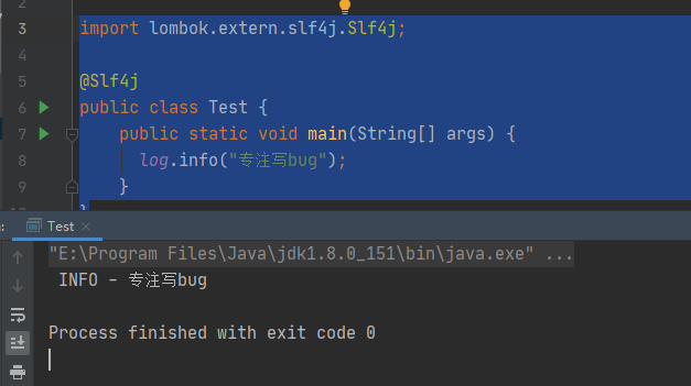 IDEA——使用@Slf4j打印日志_idea slf4j日志哪里看-CSDN博客