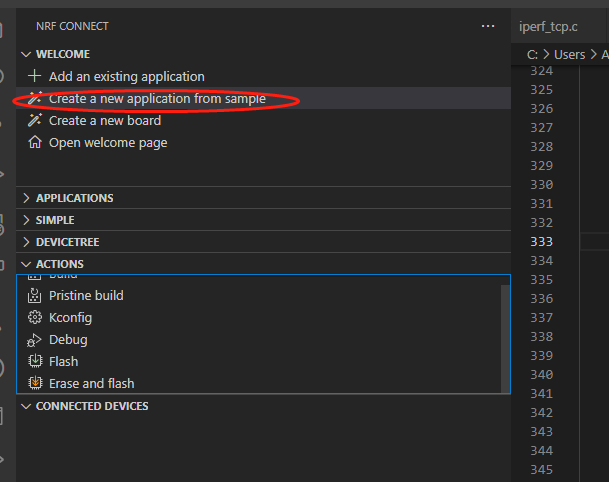 nRF Connect sdk & vscode 安装和使用_使用vscode开发nrf5340-CSDN博客