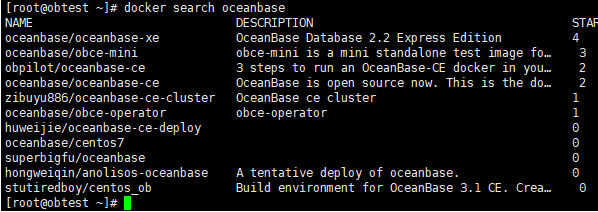 Docker单节点部署OceanBase集群创建租户、用户、业务表_doceker oceanbase创建租户的步骤-CSDN博客