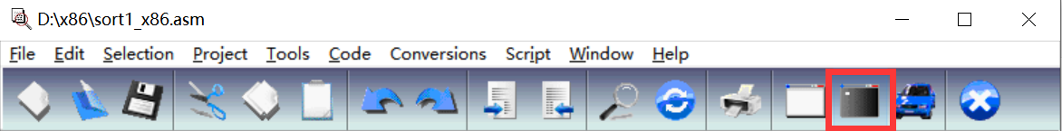 Intel x86 MASM32冒泡排序算法程序（亲测可运行）+如何使用MASM32教程_请使用32位的intel x86的指令,编写计算冒泡排序算法的程序(从小到大排序、从大到-CSDN博客