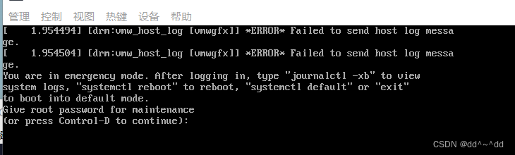 Failed to send host log message，centos8开机黑屏-CSDN博客