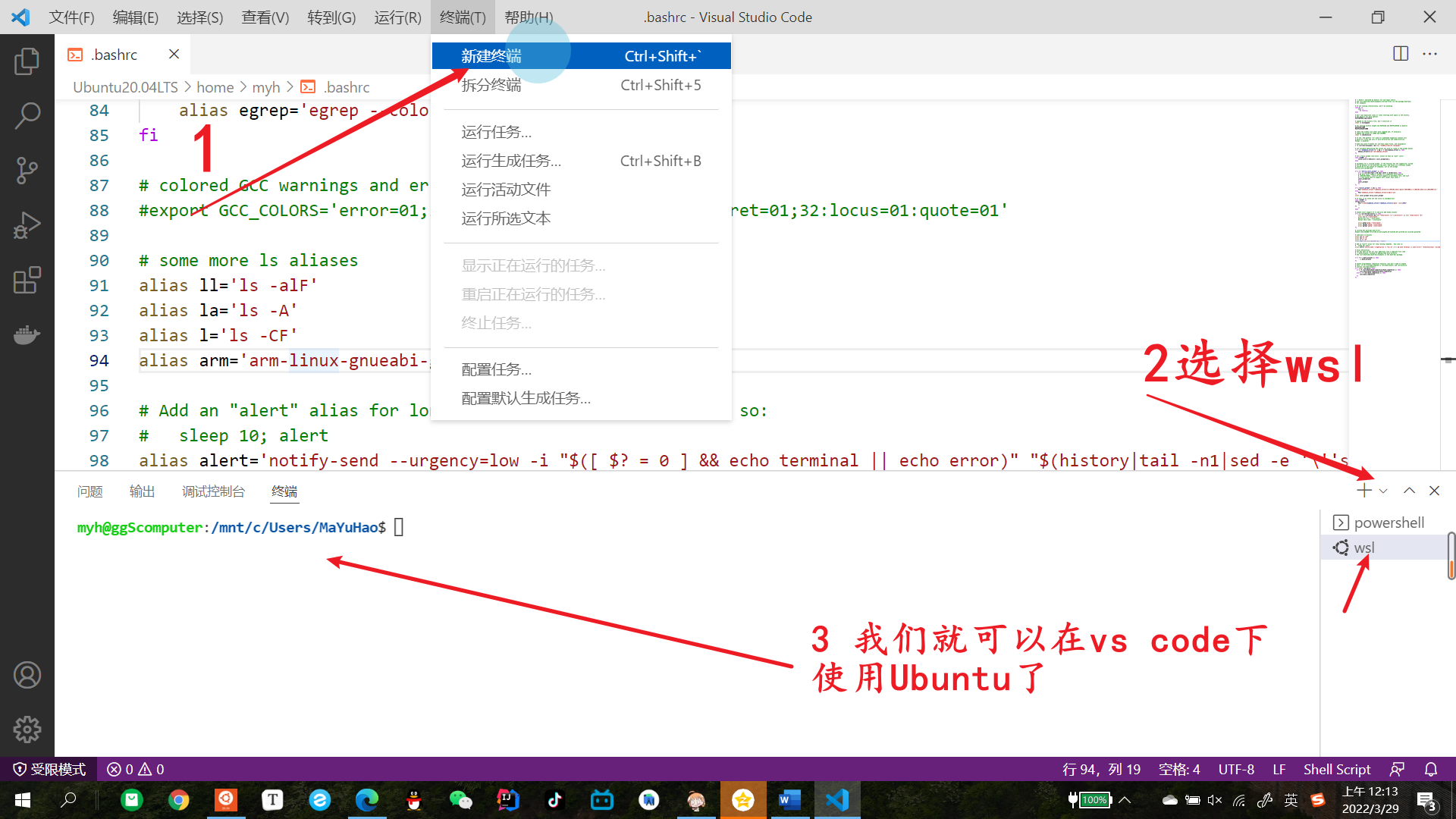 调用Vs Code修改Ubuntu（wsl）中文本文件数据_wsl下如何修改文件内容-CSDN博客