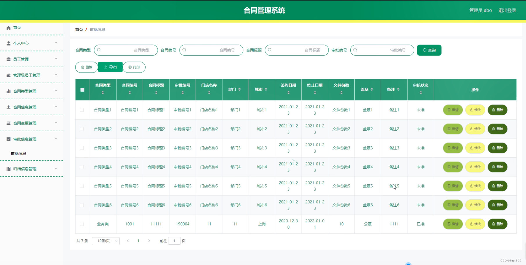 Java合同管理系统（开题源码）通用合同管理系统课程设计java Csdn博客 