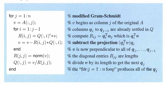 对矩阵进行QR分解的Matlab代码_qr分解matlab代码-CSDN博客