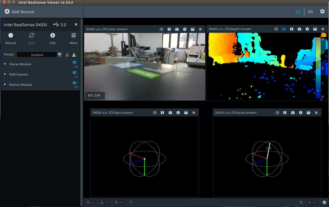 ROS kinetic 使用realsense D435i_d435i点云支持的内核版本-CSDN博客