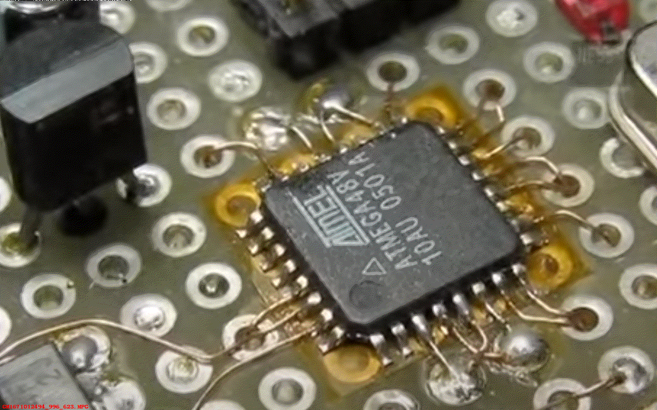 洞洞板上的TQFP芯片的焊接模式-CSDN博客