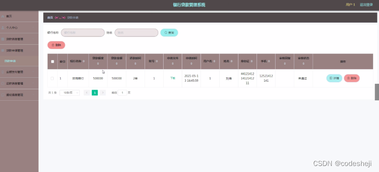 基于java+ssm+vue的银行贷款管理系统_银行风险管理系统java代码ssm框架-CSDN博客