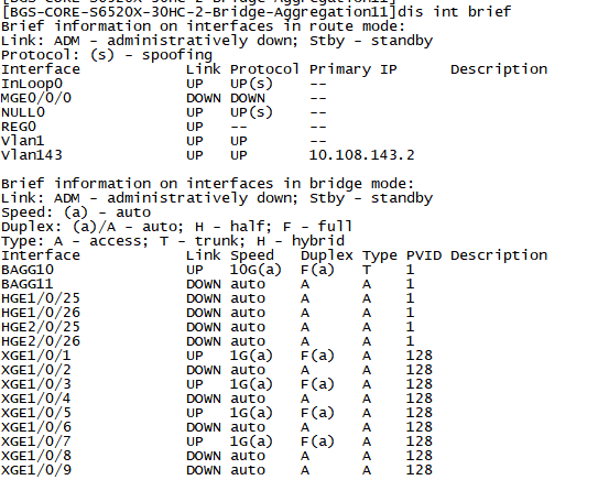 H3C的链路聚合 以S6520X-HC为例_dis link-aggregation verbose-CSDN博客