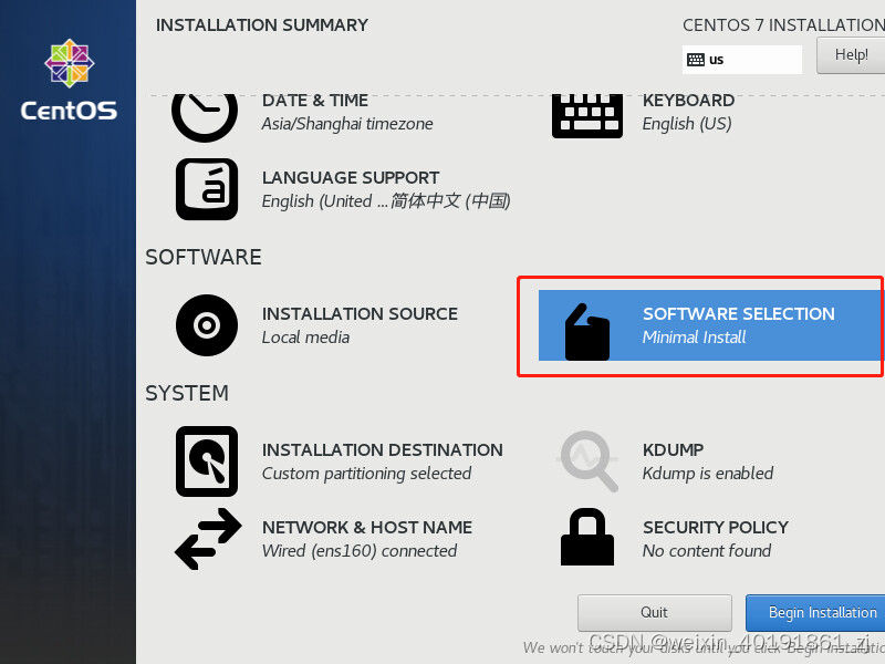 vSphere 5.5安装Centos7.9（最小方式安装）_vsphere client安装centos7-CSDN博客