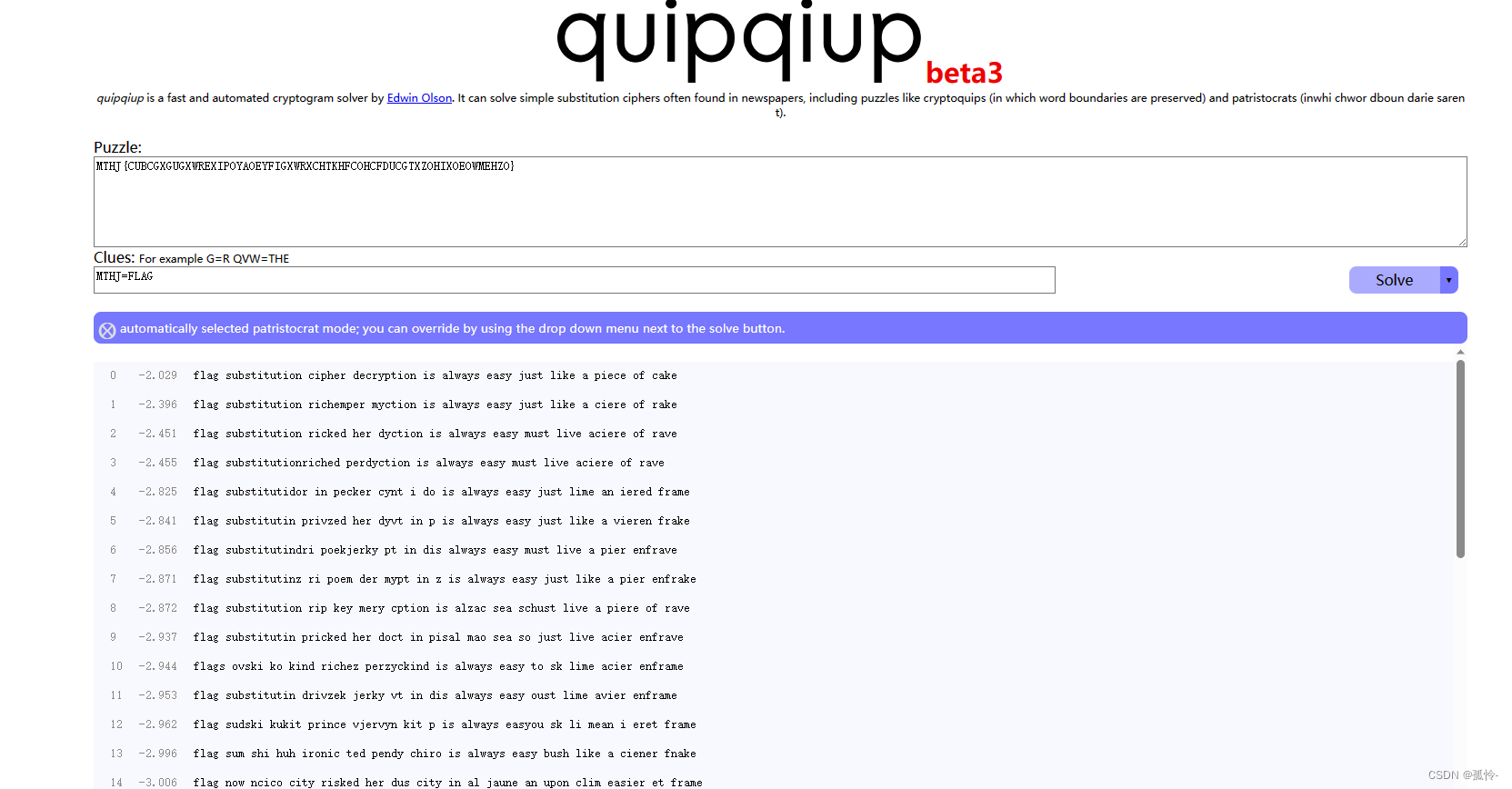 BUUCTF——凯撒 替换 呵呵_buuctf凯撒替换-CSDN博客