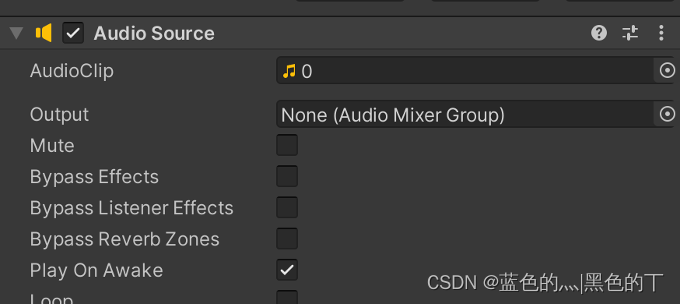 Unity 声音播放方法 —— Audio Sound 的使用_autiosource播放在线音乐-CSDN博客
