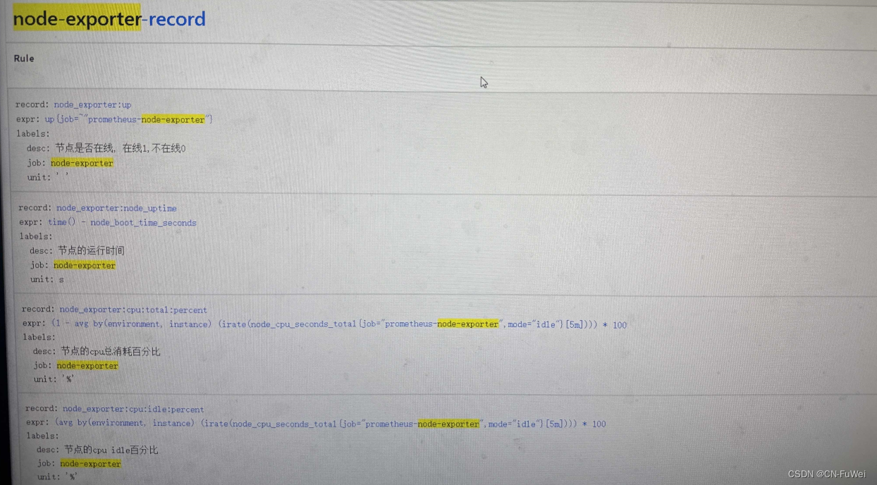 prometheus之记录规则(recording rules)与告警规则(alerting rule)_prometheus record-CSDN博客