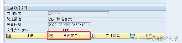 SAP ABAP 运行时间分析工具 TCODE SAT / SE30_sap se30-CSDN博客