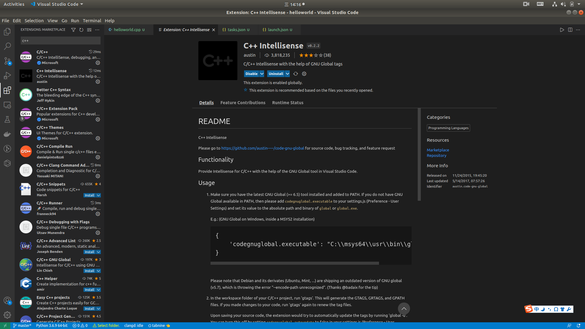 Ubuntu下配置VS Code C++ 环境_ubuntuvscode配置c++环境-CSDN博客