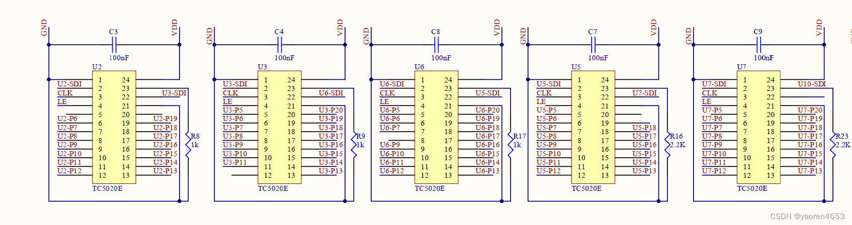 TC5020、JXI5020单片机C语言驱动代码。-CSDN博客