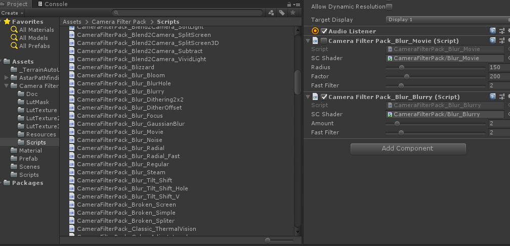 【Unity3D插件】Camera Filter Pack插件分享《摄像机镜头特效插件》_unity摄像机滤镜-CSDN博客