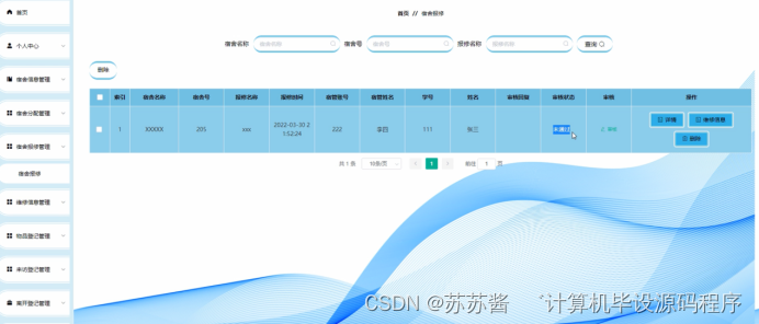 【附源码】java计算机毕业设计宿舍管理系统设计（程序lw部署）java宿舍管理系统代码mysql和idea Csdn博客 