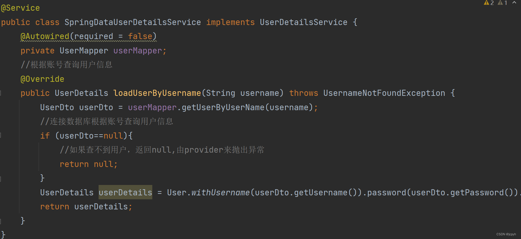 Springbootsping Securitymybatis Plus报的异常curityauthenticationdao Csdn博客
