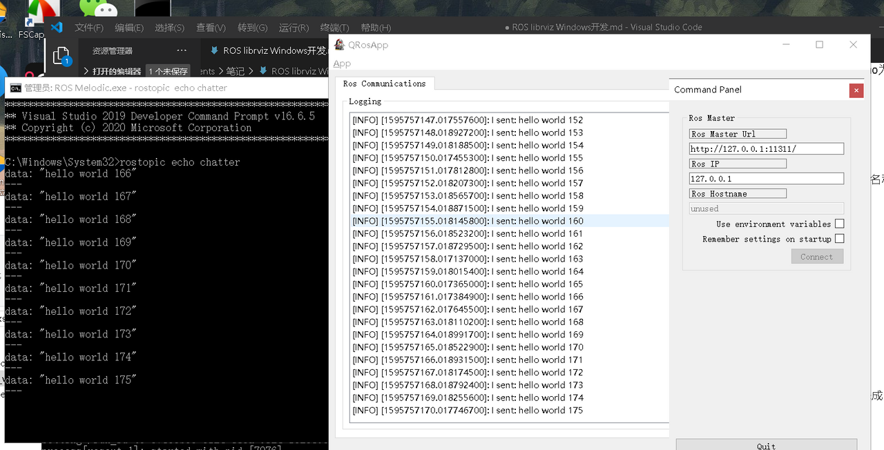 ROS Windows 人机交互软件开发探索与总结一（开发环境搭建及ROS Win10 Qt功能包的编译运行）_windows ros 编译功能-CSDN博客