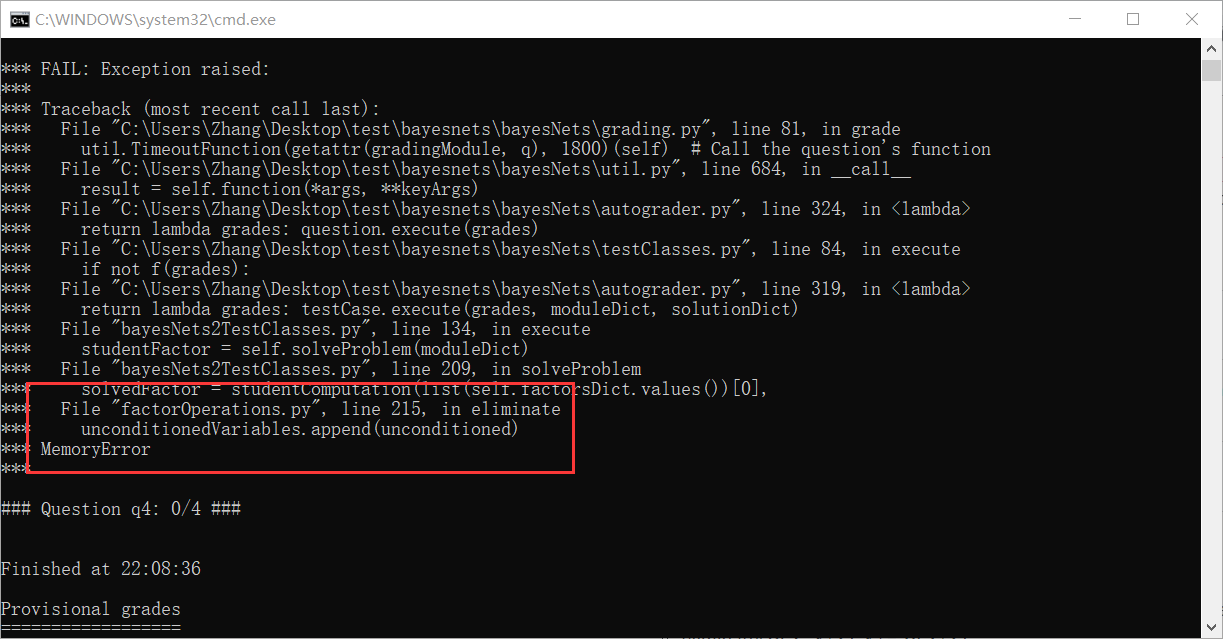 【人工智能】UC Berkeley 2021春季 CS188 Project 4:Inference in Bayes Nets贝叶斯网络中的推理_project 4: inference ...