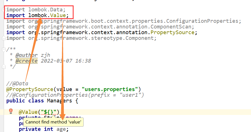 @Value Cannot find method ‘value‘(lombok冲突)_cannot find method 'value-CSDN博客