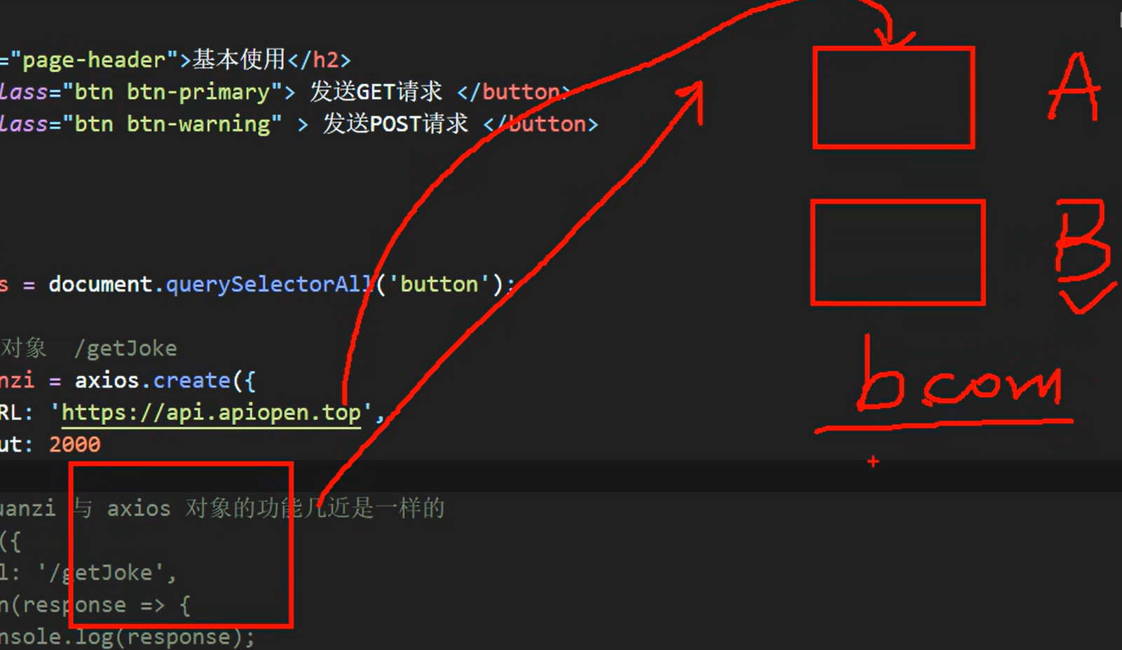 前端学习笔记202307学习笔记第六十天 Axios创建实例对象发送请求1 Csdn博客
