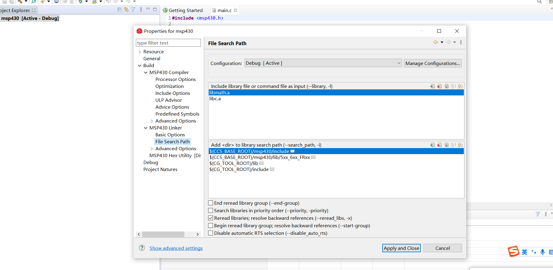 MSP430单片机工程配置driverlib库_ccs msp430fr2355 添加driverlib-CSDN博客