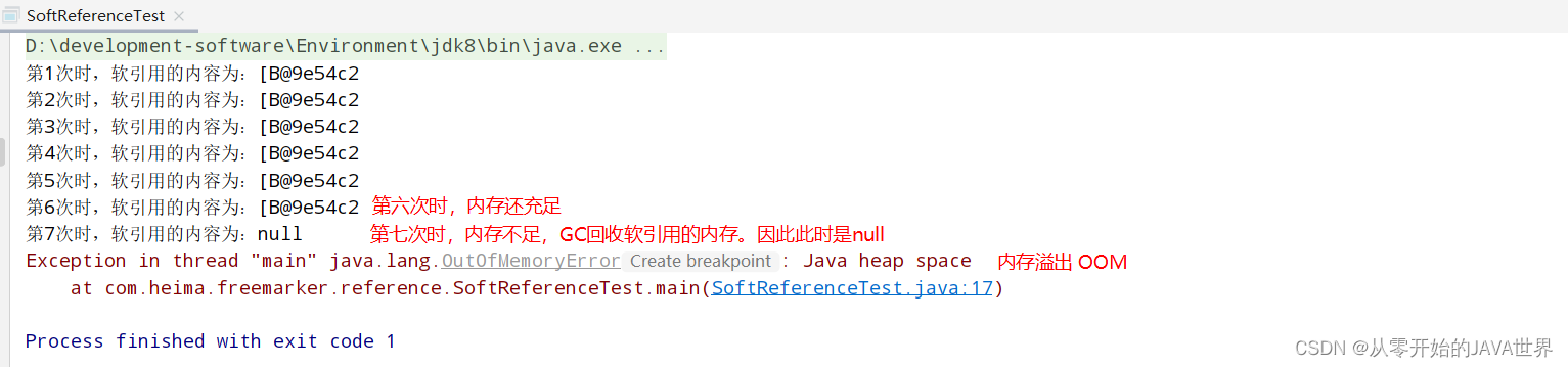 Java 强 软 弱 虚 四种引用强软弱虚四种引用 Csdn博客 