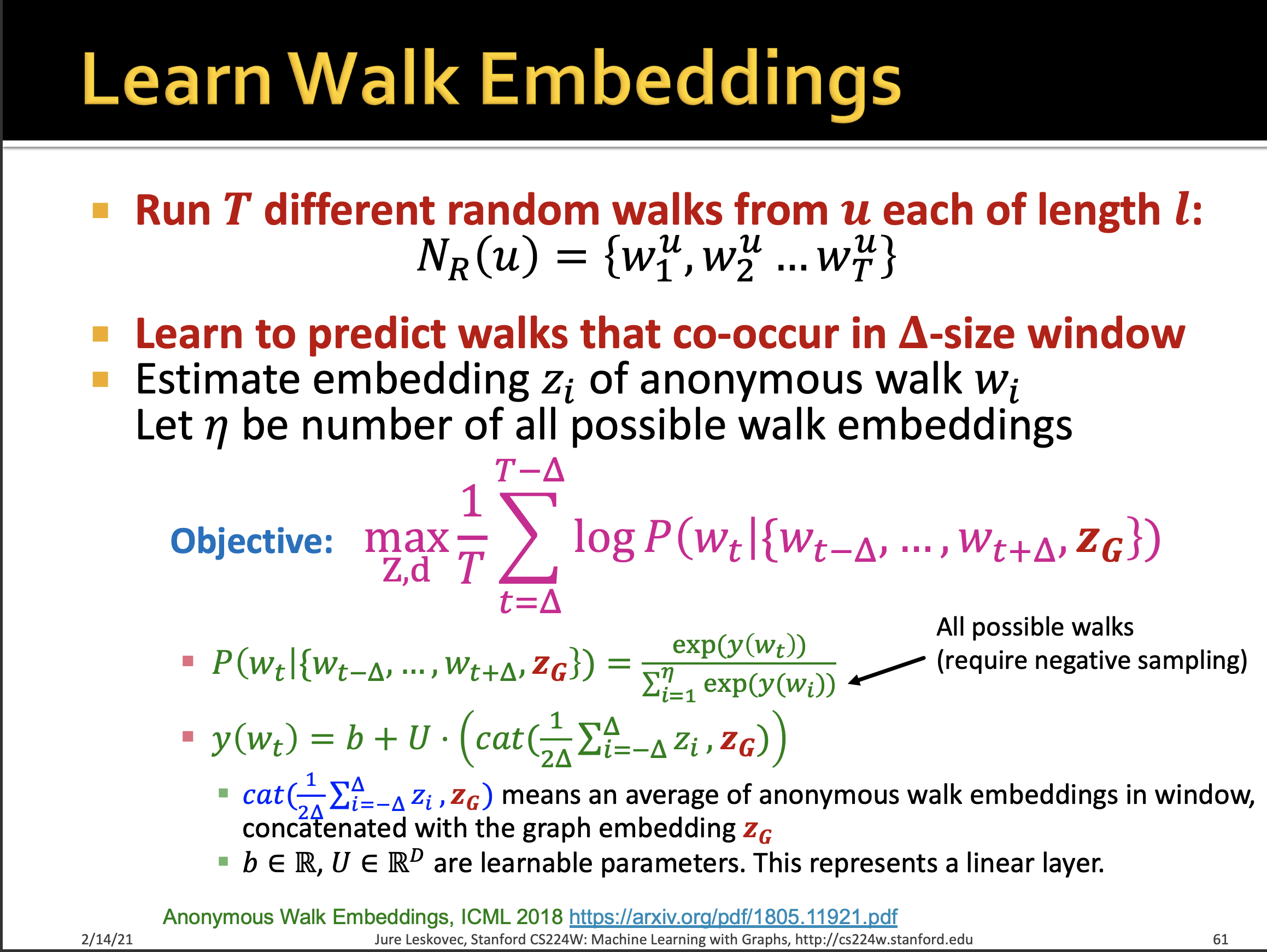 Machine Learning with Graphs 之 Anonymous Walk Embeddings-CSDN博客