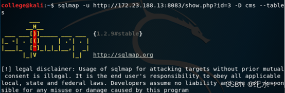 渗透测试-sqlMap工具_sqlmap默认yes-CSDN博客