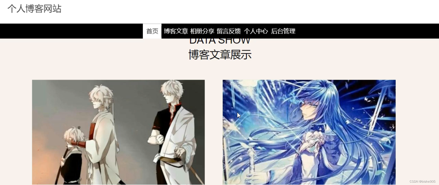 Java计算机毕业设计个人博客网站（附源码、数据库）博客网站带后端源码 Csdn博客