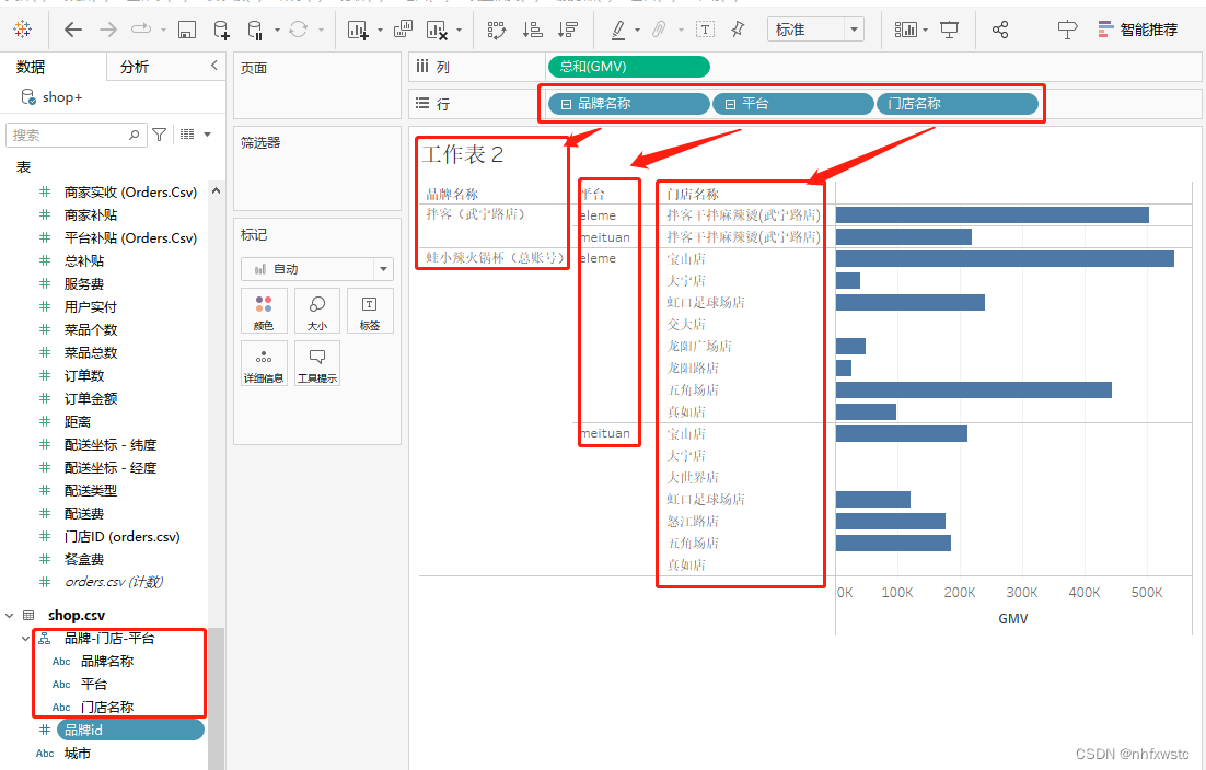 tableau基础图表制作_tableau生成表格-CSDN博客