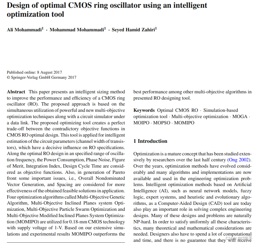 多目标优化算法：多目标修正倾斜平面系统优化算法（Multi-Objective Modified Inclined Planes System Optimization ,MOMIPO ...