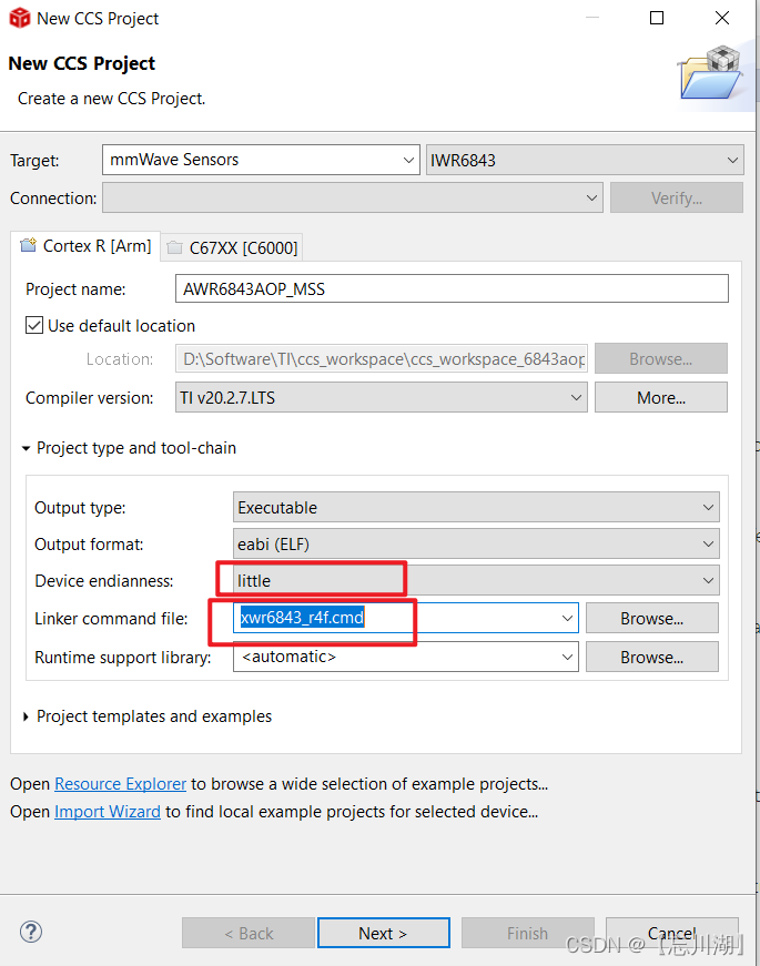 使用CCS12创建一个毫米波雷达的工程并调试(AWR6843AOP)_ccs12使用教程-CSDN博客