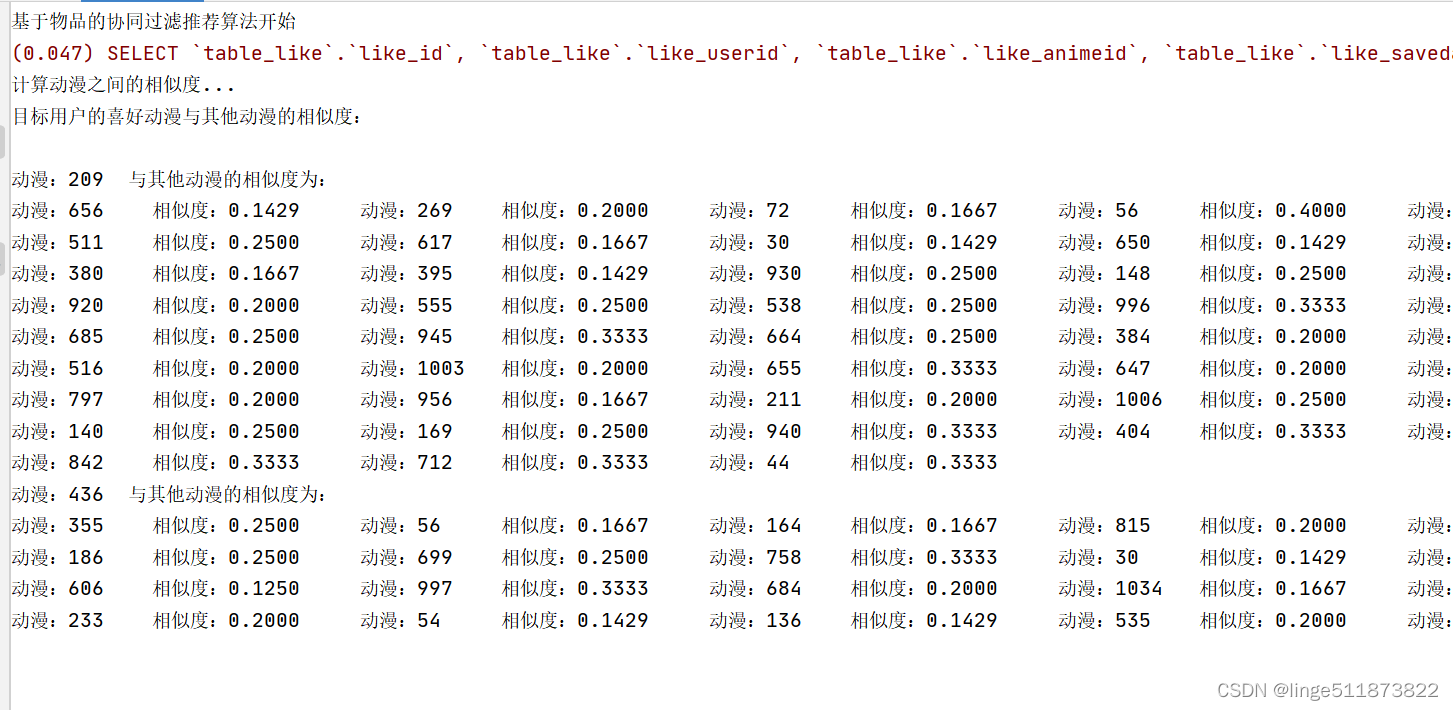 个性化动漫推荐系统开发教程 使用python、django、mysql、基于用户物品的协同过滤推荐算法等技术 在线动漫推荐系统 个性化推荐、热门推荐、相关推荐、排行榜动漫推荐算法 Csdn博客