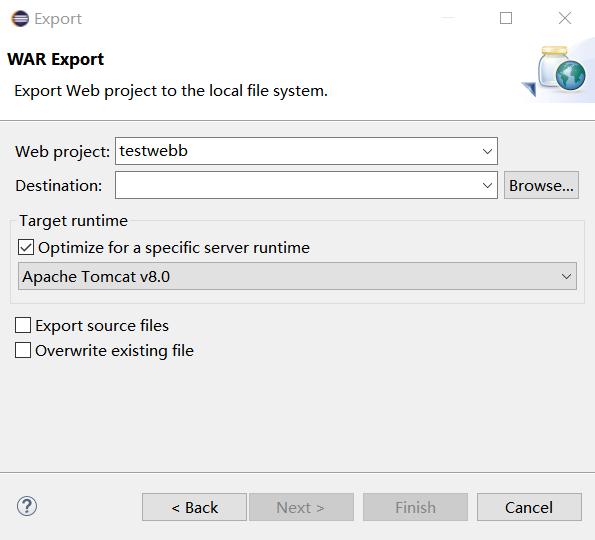 eclipse中部署tomcat，web项目打包war和jar_eclipse打包javaweb项目-CSDN博客