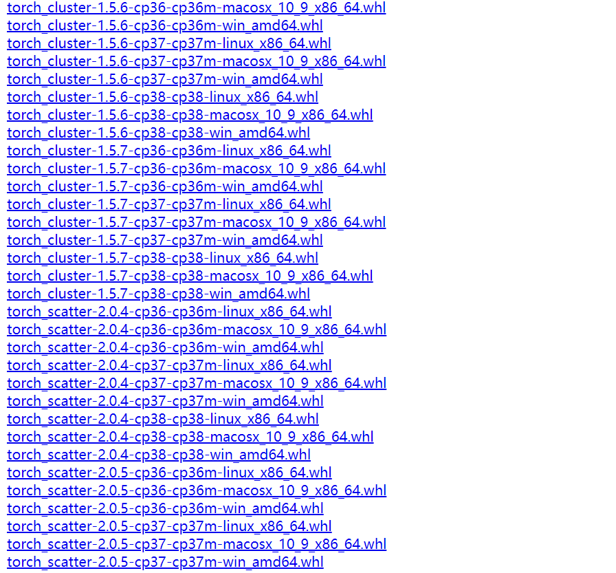 windows安装cpu版本的torch-geometric教程（附对应版本torch）_torchgeometric 兼容的torch 版本-CSDN博客