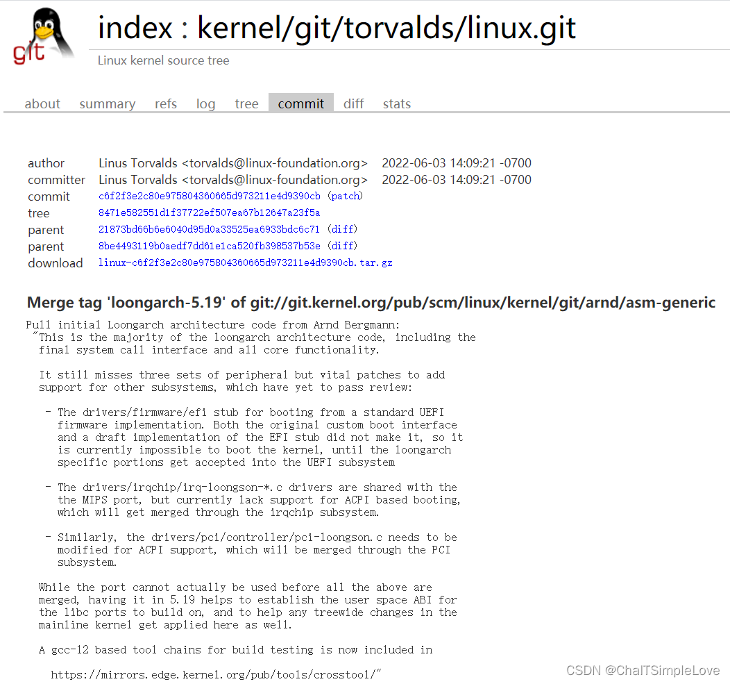 重磅 | Linux内核5.19初步支持LoongArch架构_loogarch 支持的操作系统-CSDN博客