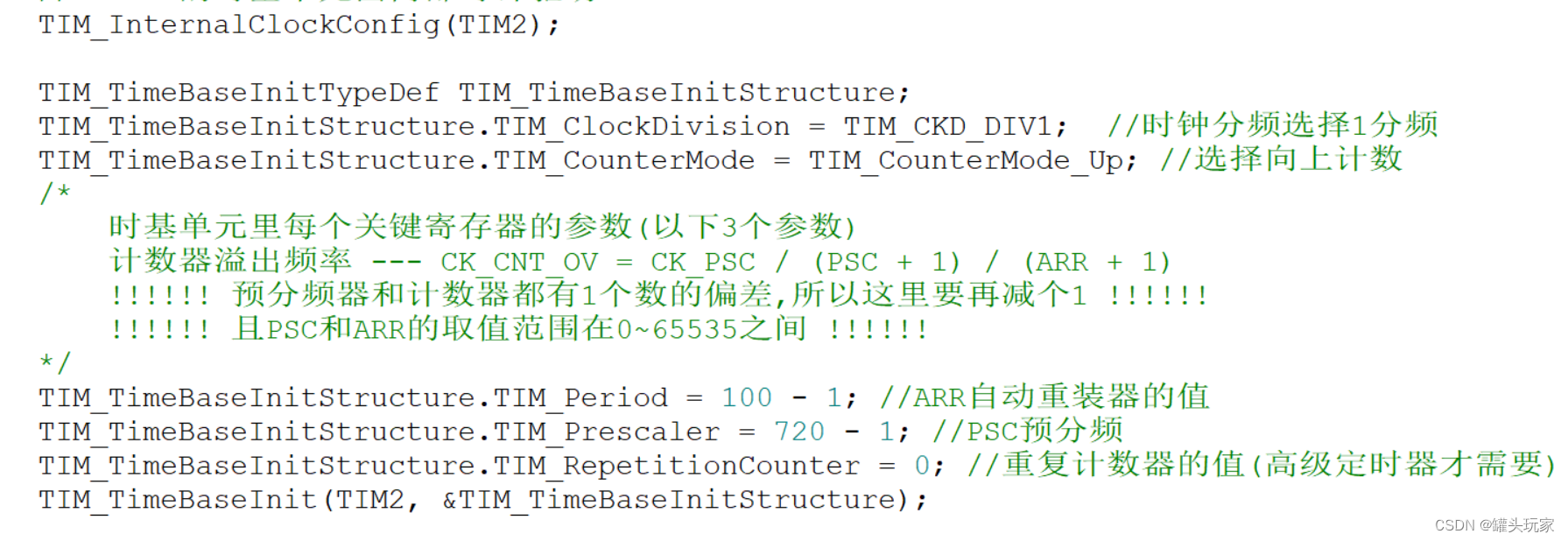Stm32 Pwm比较输出针对tim2的oc1通道stm32 Tim2 Pwm Csdn博客