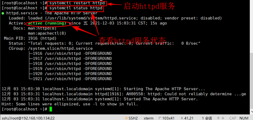 【Linux（centos 7）WEB服务器搭建】_centos7web服务器的安装与配置-CSDN博客