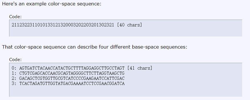 关于color space测序的样本处理+代码_solid colorspace-CSDN博客