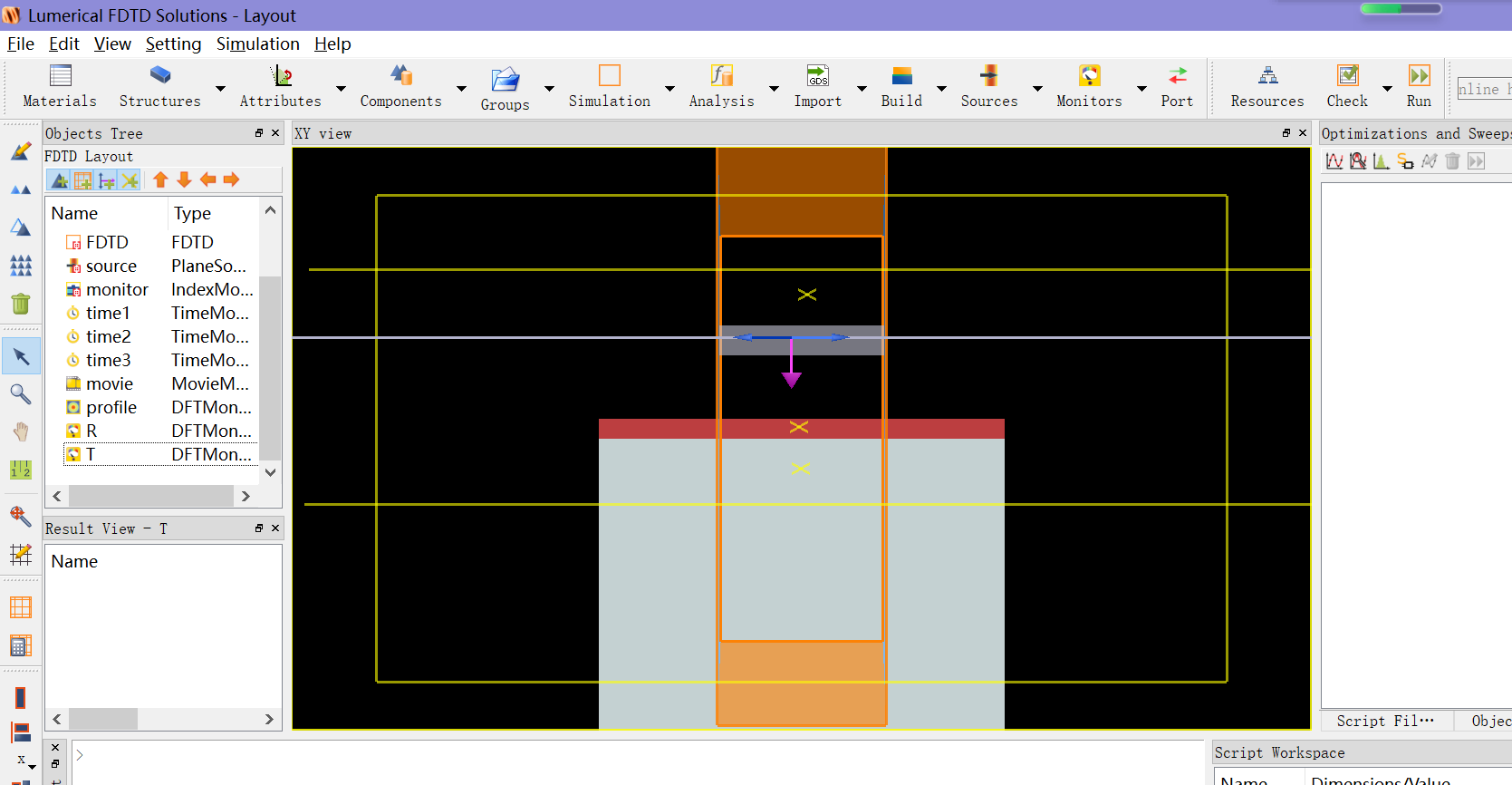 FDTD Solutions实战笔记_fdtd怎么设置核数-CSDN博客