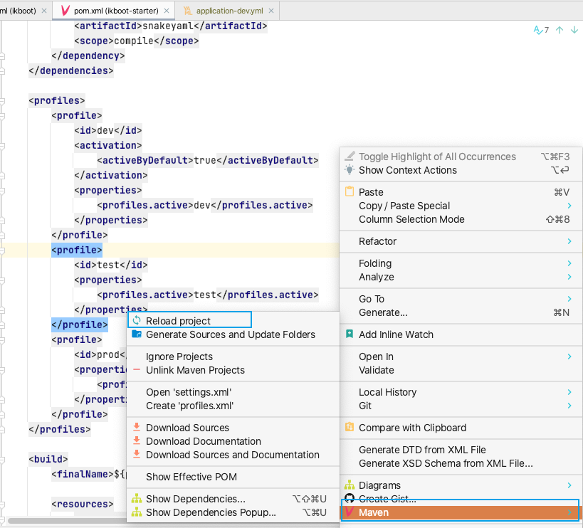 IDEA SpringBoot多环境切换启动报错解决方案_idea启动包while scanning for the next-CSDN博客